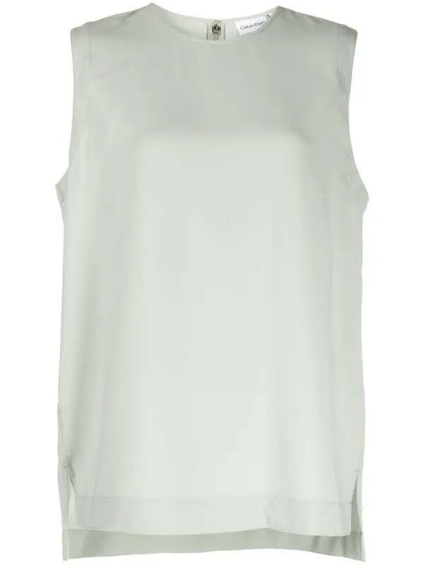 Calvin Klein Twill Sleeveless Top