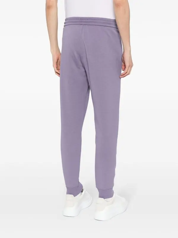 Calvin Klein Logo-print Cotton-blend Track Pants - Purple