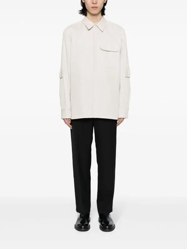 Helmut Lang Cotton-linen Twill Shirt
