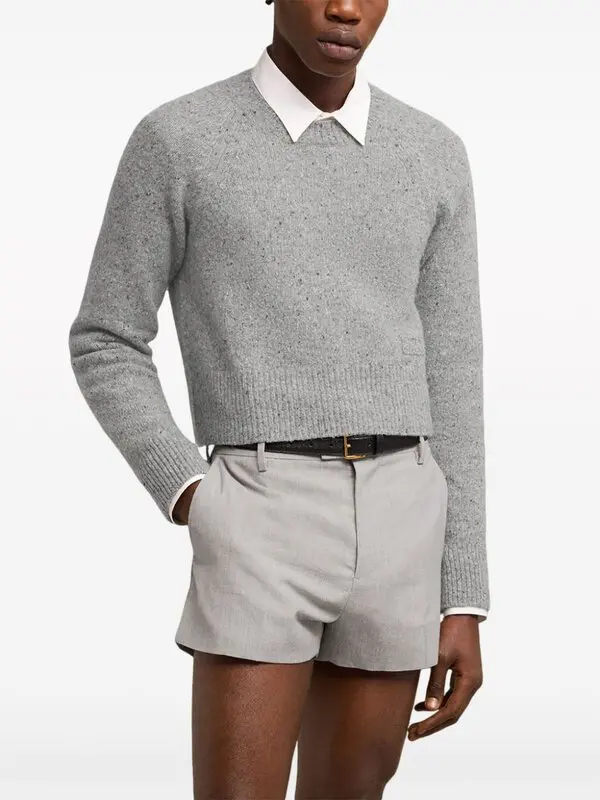 AMI Paris Logo-embroidered Jumper