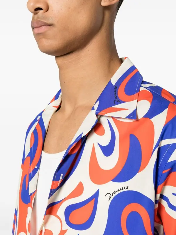 Dsquared2 Abstract-print Shirt