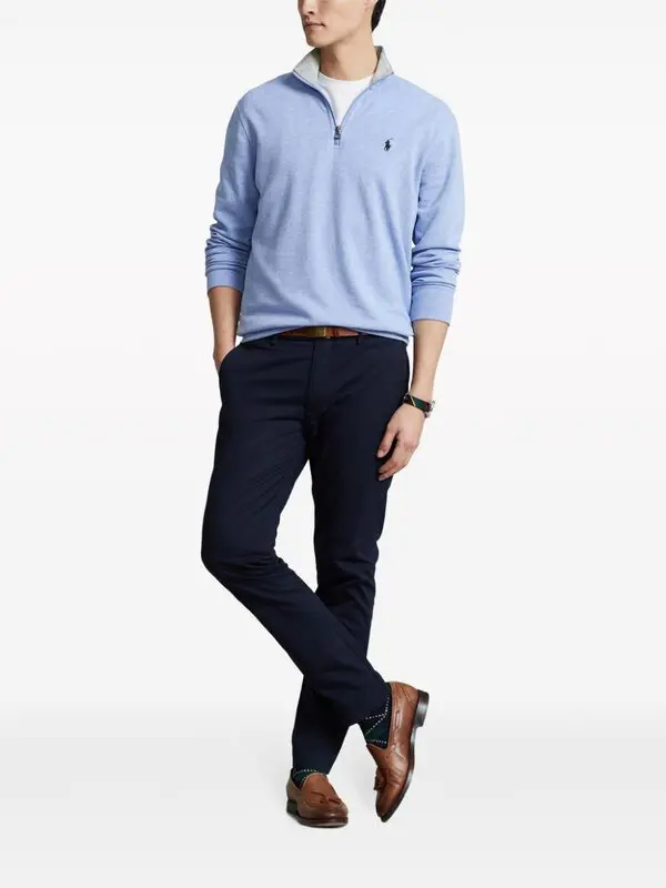 Polo Ralph Lauren Pony Half-zip Jumper - Blue