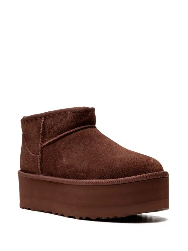 UGG Classic Ultra Mini Platform Boots - Brown