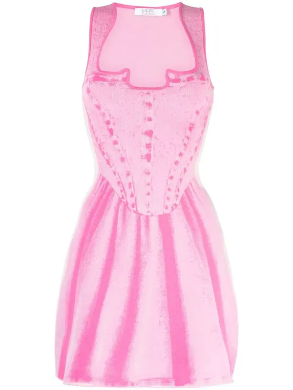 Ph5 Poppy Trompe-l'oeil Mini Dress