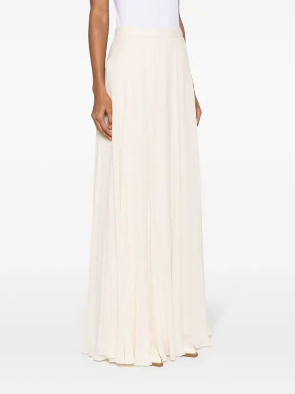 Ralph Lauren A-line Crepe Maxi Skirt