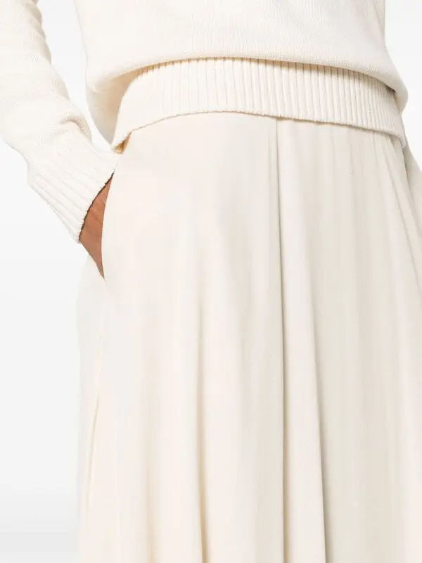 Ralph Lauren A-line Crepe Maxi Skirt