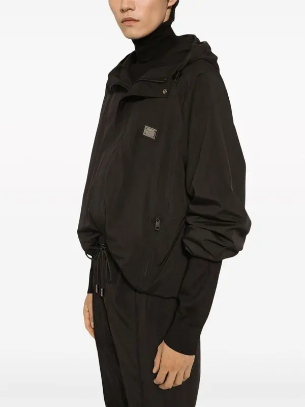Dolce & Gabbana Drawstring Hooded Jacket