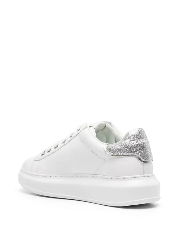 Karl Lagerfeld K/ikonik Kapri Leather Sneakers - White