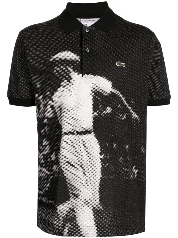Lacoste René -print Polo Shirt
