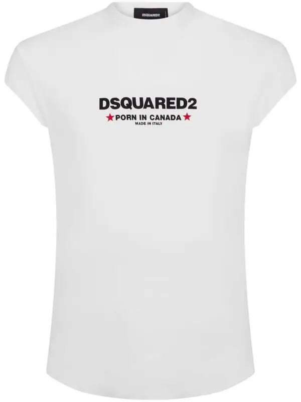 Dsquared2 Logo-print Cotton T-shirt - White