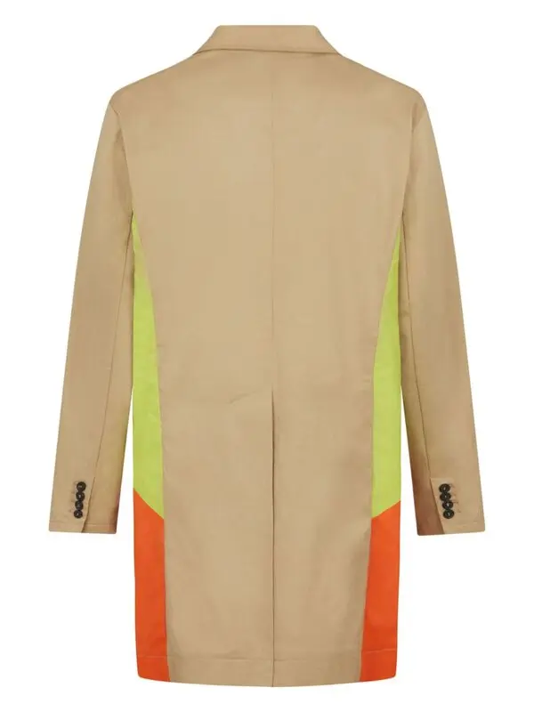 Dsquared2 Contrasting Panels Single-breasted Coat