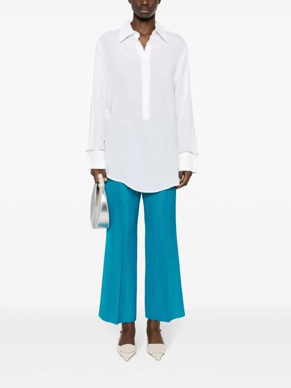 N°21 Gem-detailed Tunic - Neutrals