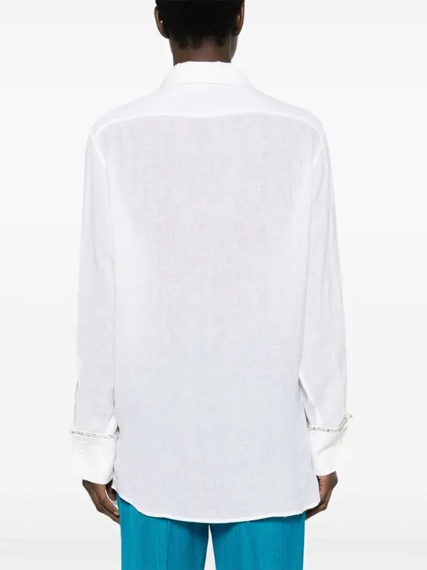 N°21 Gem-detailed Tunic - Neutrals