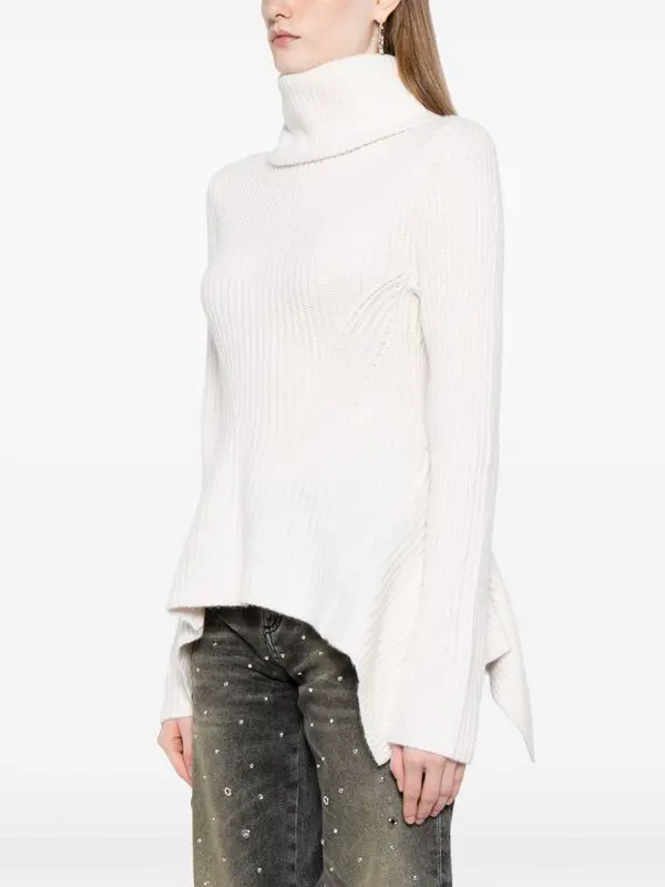 Simkhai Keyara Foldover-collar Jumper