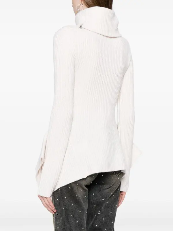 Simkhai Keyara Foldover-collar Jumper