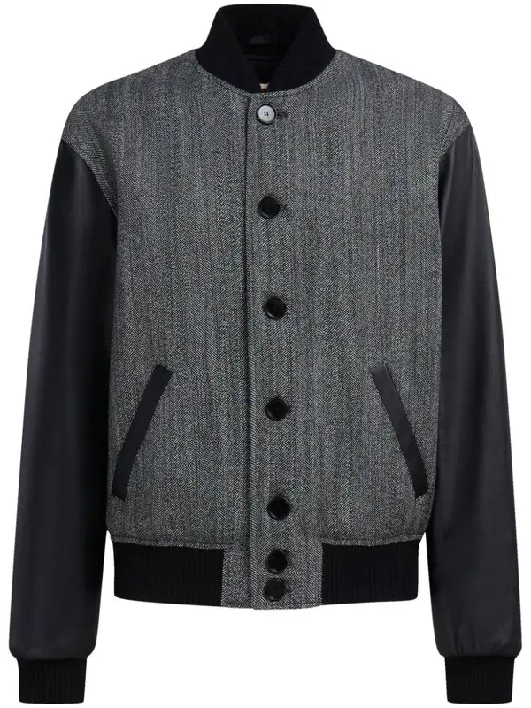 Marni Embossed Logo Bomber Jacket