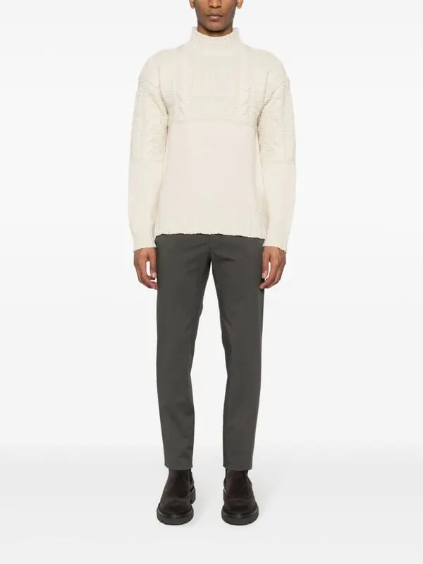 Incotex Tapered-leg Cotton Trousers