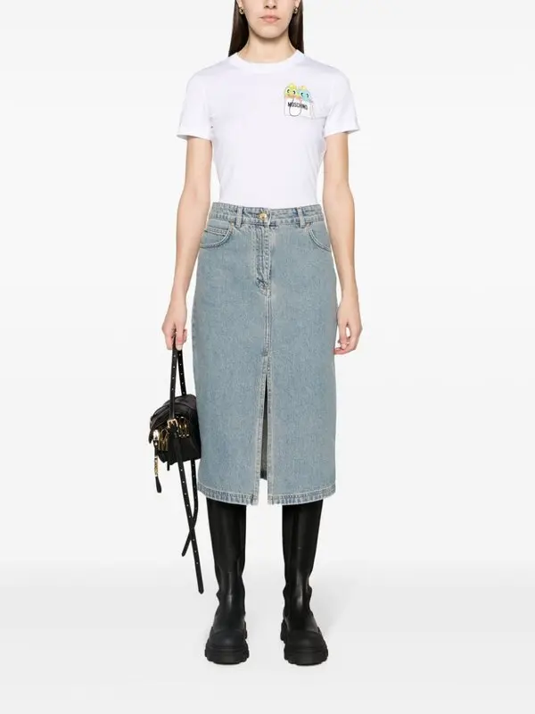 Moschino Puzzle Bobble Cotton T-shirt