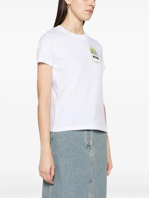 Moschino Puzzle Bobble Cotton T-shirt