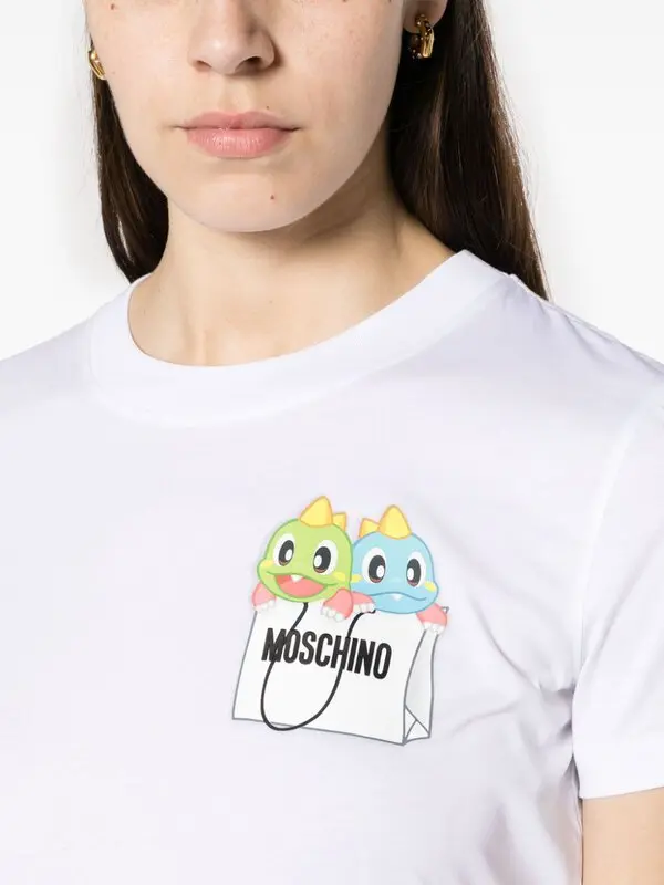 Moschino Puzzle Bobble Cotton T-shirt
