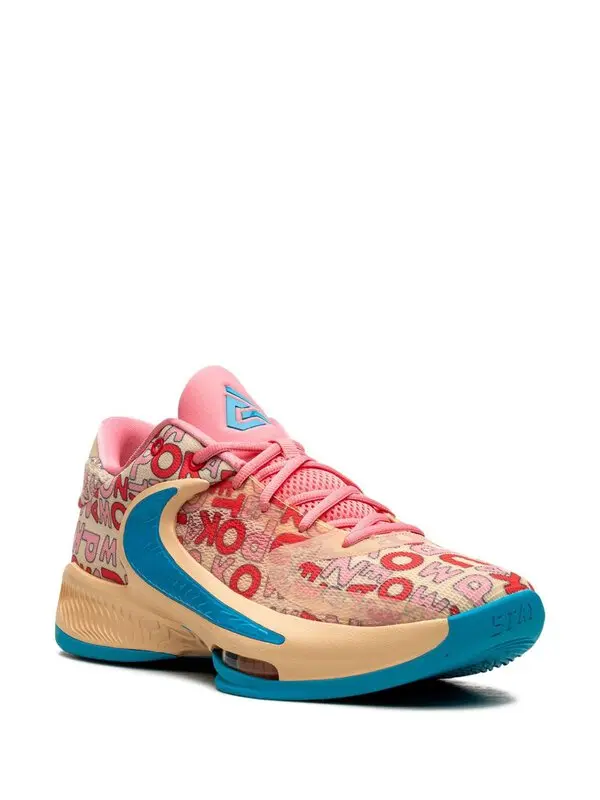 Nike Zoom Freak 4 Letter Bro Sneakers - Pink