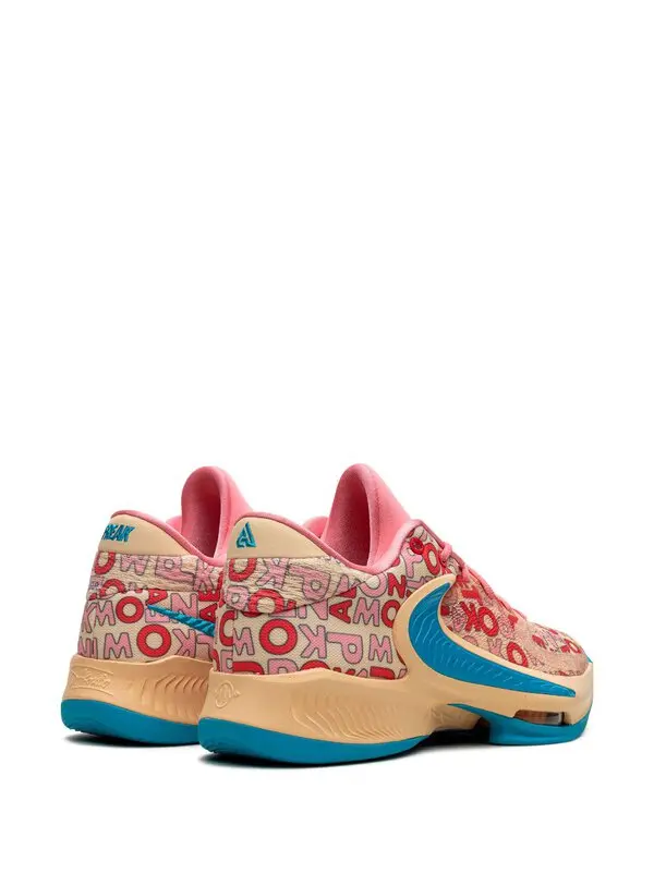 Nike Zoom Freak 4 Letter Bro Sneakers - Pink