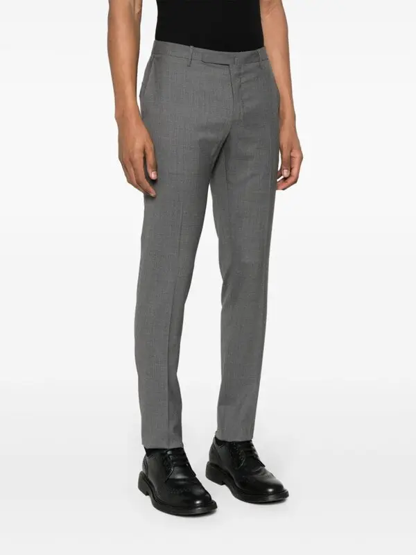 Incotex Slim-fit Virgin Wool Trousers - Grey