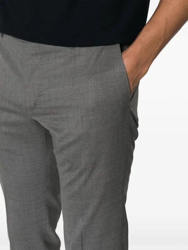 Incotex Slim-fit Virgin Wool Trousers - Grey