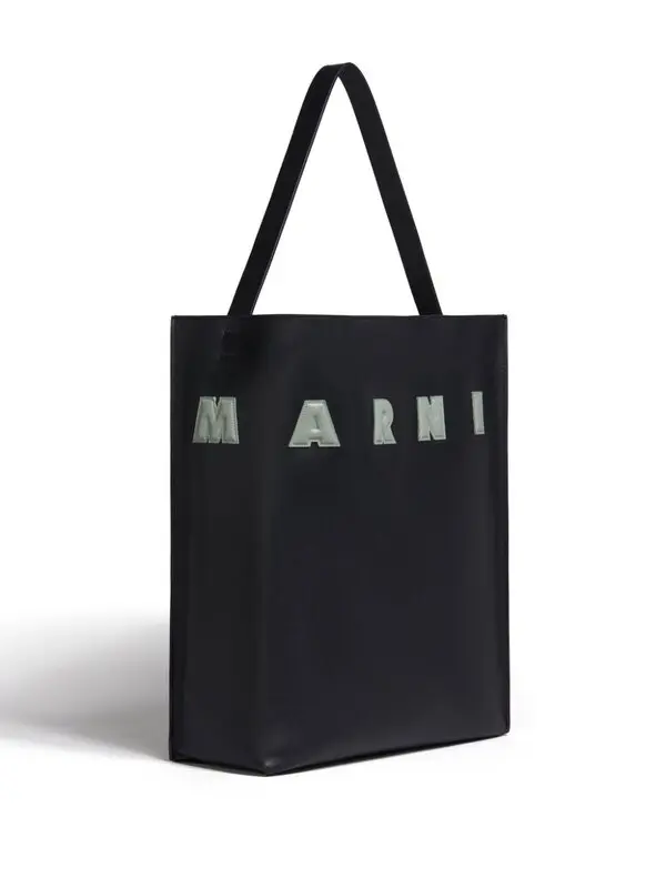 Marni Museo Leather Tote Bag - Black
