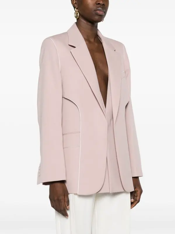 Victoria Beckham Double Panel Single-breasted Blazer