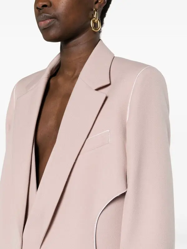 Victoria Beckham Double Panel Single-breasted Blazer