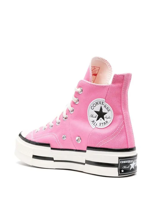 CONVERSE Chuck 70 Plus High-top Canvas Sneakers - Pink