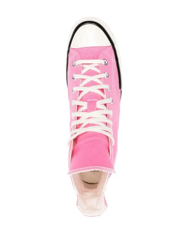 CONVERSE Chuck 70 Plus High-top Canvas Sneakers - Pink