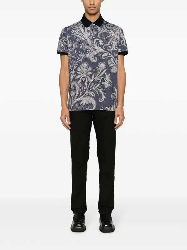 Etro Jacquard Slim-fit Jeans
