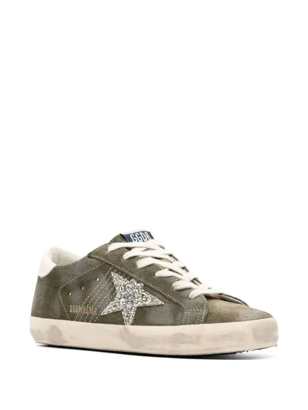 GOLDEN GOOSE Super-star Distressed Suede Sneakers