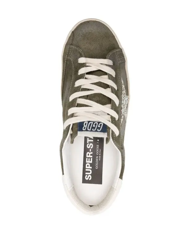 GOLDEN GOOSE Super-star Distressed Suede Sneakers