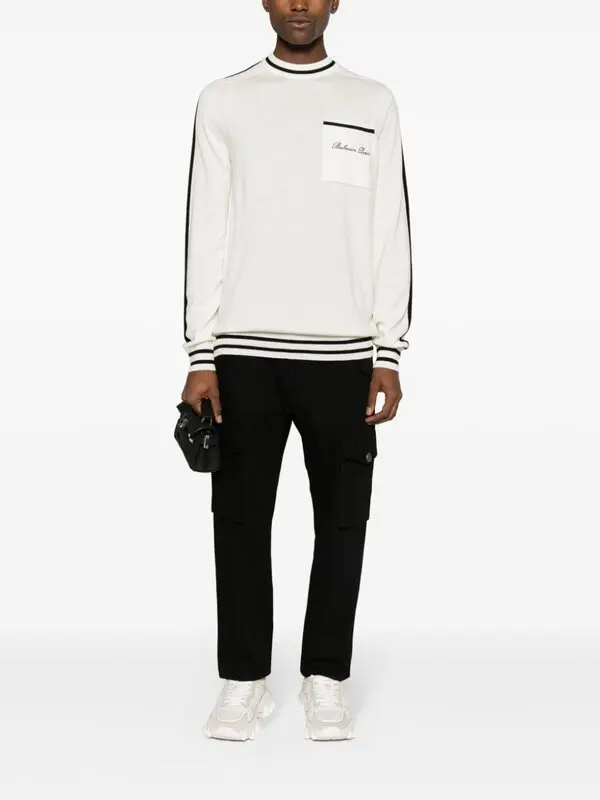Balmain Straight-leg Canvas Cargo Trousers