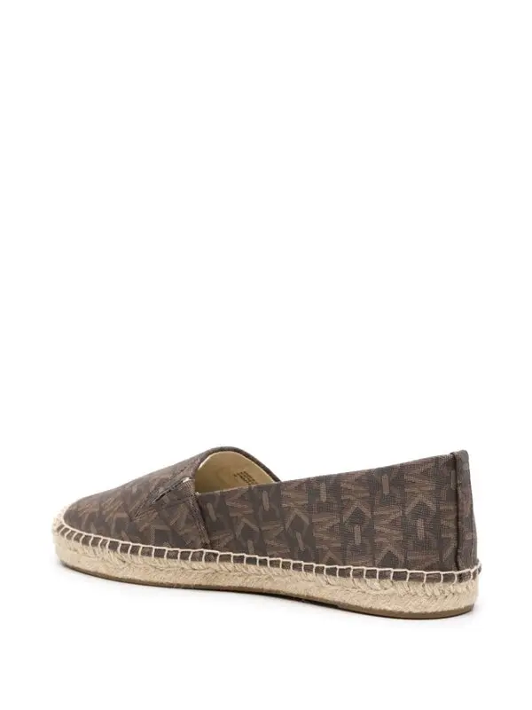 Michael Kors Kendrick Logo Print Espadrilles - Brown