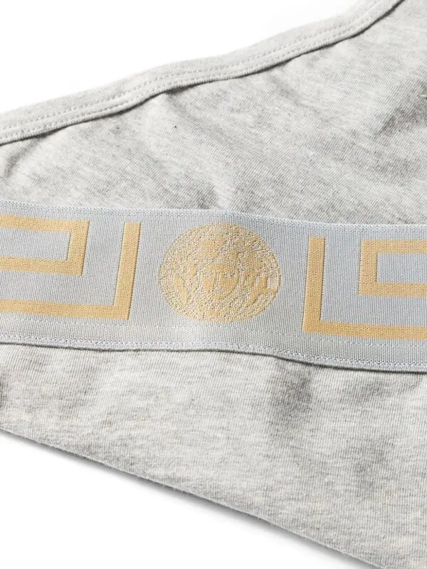 Versace Greca-waistband Cotton Briefs