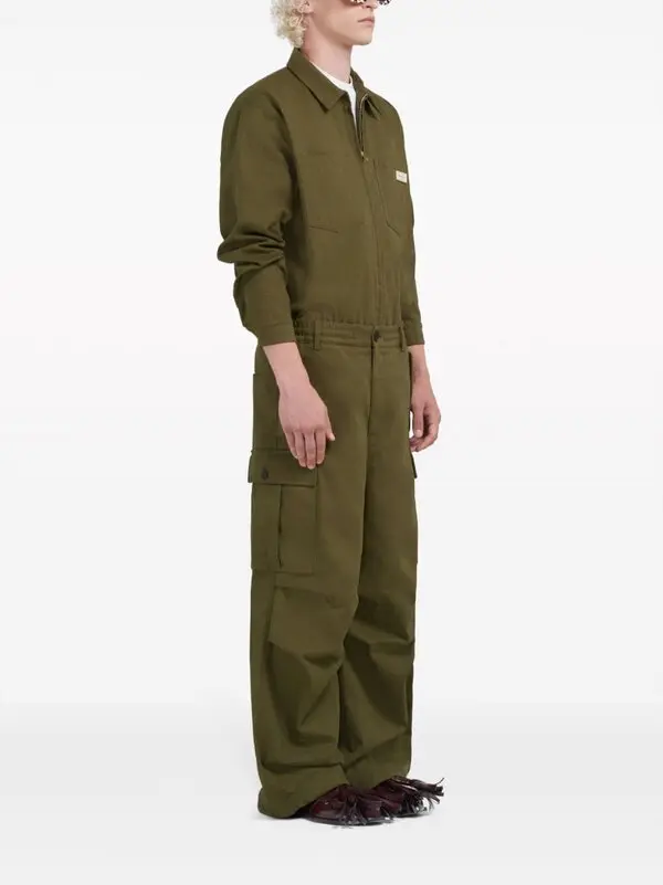 Marni Logo-patch Cargo Trousers