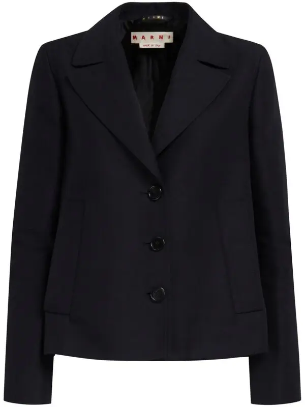 Marni Single-breasted Cropped Blazer
