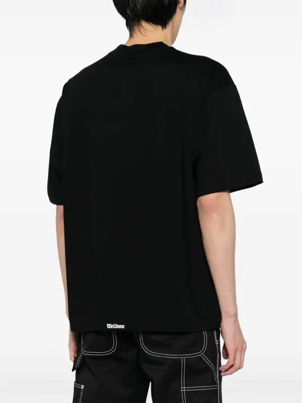 We11Done Logo-print Cotton T-shirt
