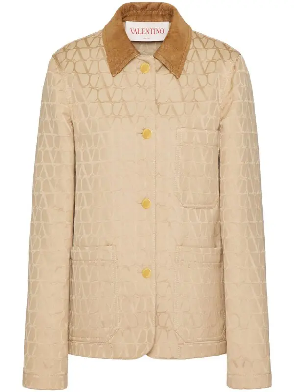 Valentino Garavani Toile Iconographe Cordura Caban Jacket