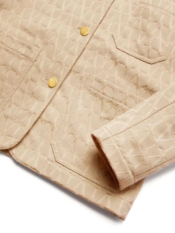 Valentino Garavani Toile Iconographe Cordura Caban Jacket