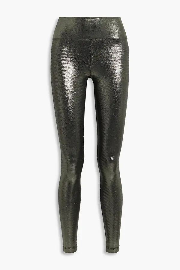 Koral Lustrous Glaze Metallic Stretch Leggings