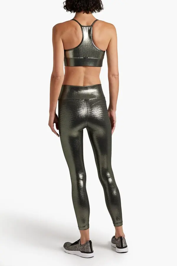 Koral Lustrous Glaze Metallic Stretch Leggings