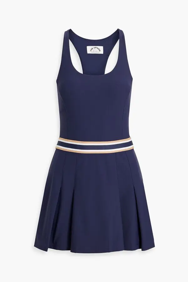 The Upside Courtside Kova Cutout Neoprene Tennis Dress - Navy