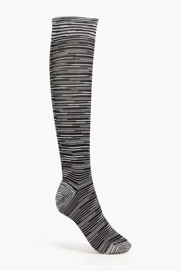 Missoni Spacedyed Cotton-blend Socks - Black