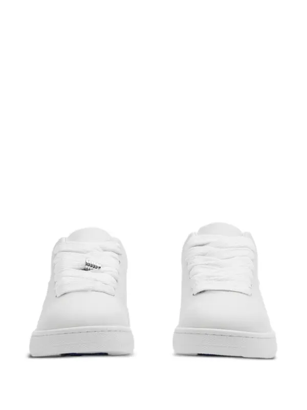 Burberry Leather Sneakers - White