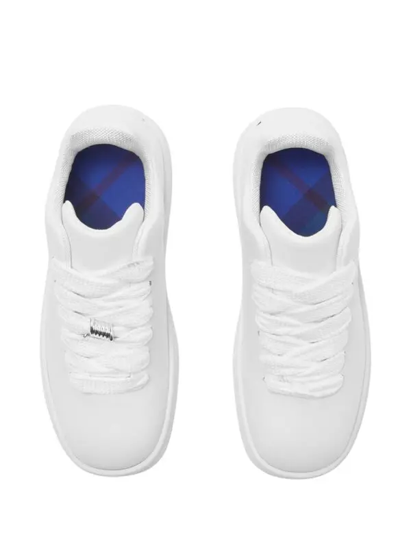 Burberry Leather Sneakers - White